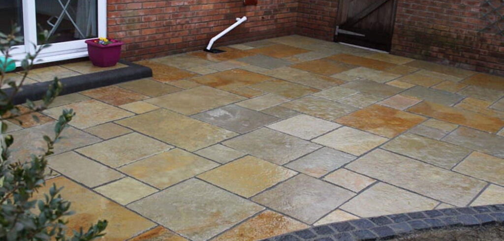 Aluri Rustic Ochre Limestone - Breckland Paving & Landscaping