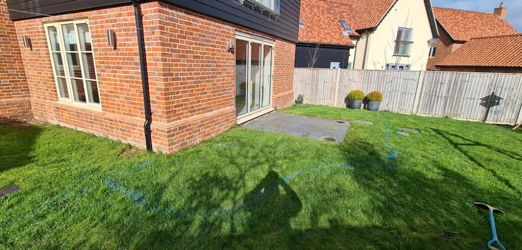 Decking Meets Porcelain | Spooner Row, Norfolk - Breckland Paving ...